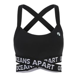 Oceansapart Sport-BH 'Beauty' Damen Gr&ouml;&szlig;e M schwarz / wei&szlig;