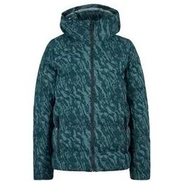 Skijacke Ziener "TRAVA" Gr. 42, blau (dunkelblau), Damen, Obermaterial: 100% Polyester;Futter: 1. 100% Polyester, 2. 100% Polyamid;Wattierung: 1. 100% Polyester, 2. 100% Polyethylen-Terephthalat recycelt, Jacken