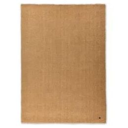 Hochflor-Teppich Tom Tailor HOME "Shaggy Teppich Cozy", gold (goldfarben), B:140cm H:25mm L:200cm, Polyester, Teppiche, Uni Farben, auch in Pastell Farben, weich & kuschelig