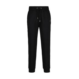 Jogginghose Gant "Jogginghose Regular Shield Sweatpants" Gr. L, N-Gr, schwarz, Herren, Obermaterial: 87% Baumwolle CO. 13% Polyester PES., Hosen