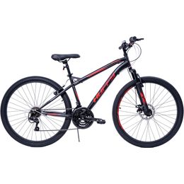 Mountainbike Huffy Gr. 43, schwarz, Fahrräder, Kinder, 43cm, 27,5 Zoll (69,85cm) hinten: 27,5 Zoll (69,85cm)