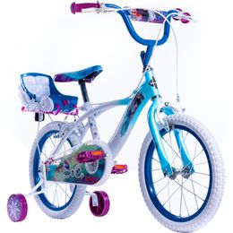 Kinderfahrrad Huffy Gr. 27, blau, Fahrräder, Kinder, 27cm, 16 Zoll (40,64cm) hinten: 16 Zoll (40,64cm)