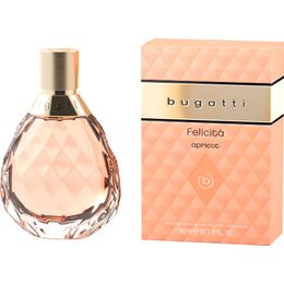 Eau de Parfum Bugatti "Bugatti Felicità Apricot for her EdP 60ml", transparent, Parfüms, Damen, 60ml