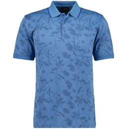 Poloshirt Ragman Gr. L, blau (aqua, 702), Herren, Baumwollmischung, Shirts