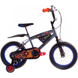 Kinderfahrrad Huffy Gr. 24, grau, Fahrräder, Kinder, 24cm, 14 Zoll (35,56cm) hinten: 14 Zoll (35,56cm)