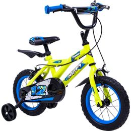 Kinderfahrrad Huffy "Huffy Pro Thunder 12-Zoll, Gelb" Gr. 22, gelb, Fahrräder, Kinder, 22cm, 16 Zoll (40,64cm) hinten: 16 Zoll (40,64cm)