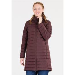 Wintermantel WHISTLER "Edge", Damen, Gr. 40, rot (dunkelrot), 100% Polyester, unifarben, normal, ohne Ausschnitt, M&auml;ntel Wintermantel, mit w&auml;rmeisolierender Comfortemp-Wattierung
