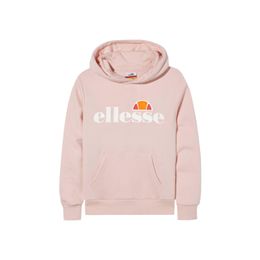 Sweatshirt Ellesse "Sweatshirt ISOBEL OH HOODY JNR" Gr. 152, rosa, Mädchen, Obermaterial: 80% Baumwolle CO. 20% Polyester PES., Sweatshirts