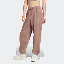 Sporthose adidas originals "ESS JOGGER FT", Damen, Gr. XXL, N-Gr, trace braun, Obermaterial: 100% Baumwolle, sportlich, Hosen