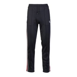 Jogginghose Sergio Tacchini "SPENCER VELOUR TRACK PANTS Herren" Gr. M, EURO-Größen, blau (maritime blau), Herren, 80% BAUMWOLLE, 20% POLYESTER, Hosen, Trainingshose Herren, Jogginghose, Retro, Sporthose, Streetwear, Sale