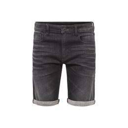 G-Star Raw Shorts G-STAR "Jeans 3301 Slim Short" Gr. 35, N-Gr, schwarz, Herren, Obermaterial: 92% Baumwolle CO. 7% Elastomultiester ELE. 1% Elasthan EL., Hosen