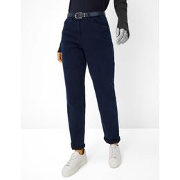 5-Pocket-Jeans RAPHAELA BY Brax "Style CORRY THERMO" Gr. 42K (21), Kurzgrößen, blau (dunkelblau), Damen, 36% Lyocell, 23% Baumwolle, 19% Polyester, 19% Modal, 3% Elasthan, Jeans