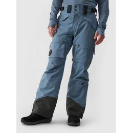 Skihose 4F Gr. L, N-Gr, blau, Herren, Web, Obermaterial: 100% Polyester. Futter: 100% Polyester, unifarben, Hosen