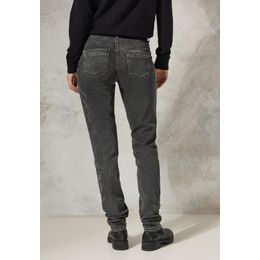 Comfort-fit-Jeans Cecil Gr. 27, Länge 30, schwarz (schwarz used wash), Damen, Jeans, 75% Baumwolle, 23% Polyester, 2% Elasthan , unifarben, Jeans, 5-Pocket-Style