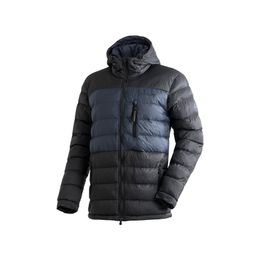 Funktionsjacke Maier Sports "Lomnica M" Gr. 48, blau (schwarz), Herren, 100% Polyamid, Jacken, Herren Outdoorjacke, Primaloft-Jacke mit RV-Taschen und Kapuze