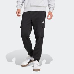 Sporthose adidas Sportswear "M FELCZY C PANT" Gr. L, N-Gr, schwarz-weiß (schwarz, weiß), Herren, Obermaterial: 70% Baumwolle, 30% Polyester, Hosen