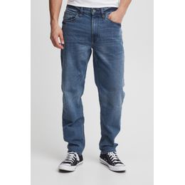 Relax-fit-Jeans Blend "Thunder Relaxed fit - NOOS" Gr. 28, Länge 30, blau (denim middle blau), Herren, Denim/Jeans, Obermaterial: 99% Baumwolle, 1% Elasthan, Abriebeffekte, Jeans