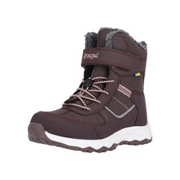 Stiefel ZIGZAG "Balful", M&auml;dchen, Gr. 28, rot (weinrot), Kunstfaser, Lederimitat, Schuhe Stiefel, mit wasserdichter Funktion