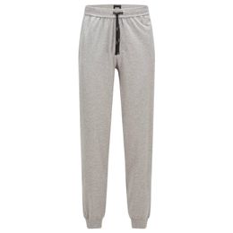 Jogginghose BOSS "Jogginghose" Gr. XL, N-Gr, grau, Herren, Obermaterial: 95% Baumwolle CO. 5% Elasthan EL., Hosen