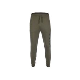 Jogginghose Hugo "Jogginghose Dutschi" Gr. L, N-Gr, braun (schwarz beige), Herren, Obermaterial: 100% Baumwolle CO., Hosen