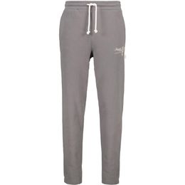 Jogginghose Sergio Tacchini "ORESTE JOGGER Herren" Gr. 3XL, EURO-Größen, grau (charcoal gray), Herren, 80% BAUMWOLLE, 20% POLYESTER, Hosen, Trainingshose Herren, Jogginghose, Fleece, Sporthose, Streetwear, Sale