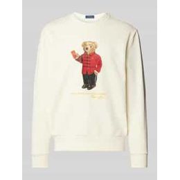 Polo Ralph Lauren Sweatshirt mit Motiv- und Label-Print