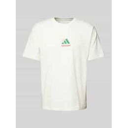 adidas Sportswear T-Shirt mit Label-Print Modell 'PIZZA'