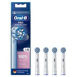 4 Oral-B PRO Sensitive Clean Zahnbürstenaufsätze