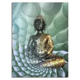 Wandbild Artland "Buddhas Traumwelt CB", bunt, B:90cm H:120cm, Bilder, als Alubild, Outdoorbild, Leinwandbild, Poster, Wandaufkleber