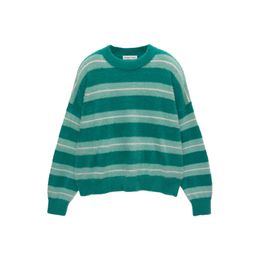 Pull&Bear Pull&bear Pullover Damen Gr&ouml;&szlig;e XS gr&uuml;n / mint / wei&szlig;
