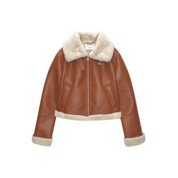 Pull&Bear Pull&bear Jacke Damen Gr&ouml;&szlig;e XL beige / dunkelorange
