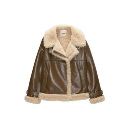 Pull&Bear Pull&bear Jacke Damen Gr&ouml;&szlig;e L braunmeliert