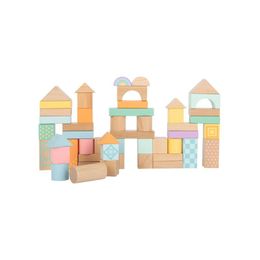 Small Foot - Wooden Building Blocks Pastel 50dlg.