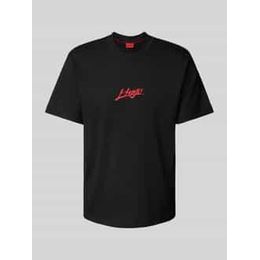 Hugo Regular Fit T-Shirt mit Rundhalsausschnitt Modell 'Dlogotee'