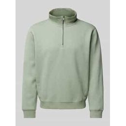 Jack & Jones Sweatshirt mit Troyer-Kragen Modell 'BRADLEY'