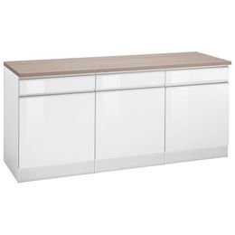 HELD MÖBEL HELD MÖBEL Unterschrank »Ohio«, Breite 180 cm weiß made_in_germany weiß Hochglanz/weiß