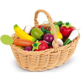 Janod Spiellebensmittel »Obst- und Gemüse Sortiment im Korb« bunt
