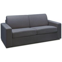 Vente-unique - Sofa - 3-Sitzer - Mit Matratze - Stoff - Anthrazitgrau - coglio