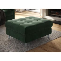 Collection AB Hocker »Joseli«, inklusive komfortablen Federkerns grün flaschengrün