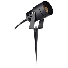 GARDEN24 - led 1 Light Outdoor Garten Spike Spotlight Schwarz IP44 - Markslojd