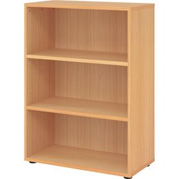 eurokraft pro Regal, HxB 1100 x 800 mm, 2 Fachböden, Buche-Dekor