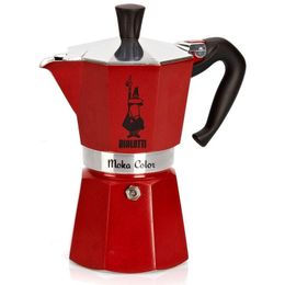 Italienische kaffeemaschine 6 tassen rot Bialetti 0004943