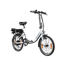 Zündapp Zündapp Z110 20 Zoll Faltrad E-bike Klapprad Pedelec StVZO Tiefeinsteiger (weiß)