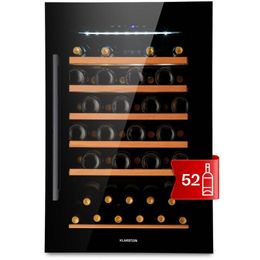 Klarstein Klarstein Einbau-Weinkühlschrank, 137 L Getränkekühlschrank Schmal, 1 Zone Weinkühlschrank mit Glastür, Indoor/Outdoor Beersafe, Großer