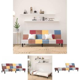 The Living Store - Schlafsofa 2-Sitzer Stoff - Sofas - Mehrfarbig