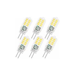 Lablanc - G4-LED-Glühbirne, 12 v, 3 w, nicht dimmbar, 16 smd, 300 lm, Kaltweiß 6000 k, entspricht 25 w G4-Halogenbirne, G4-LED-Glühbirne für