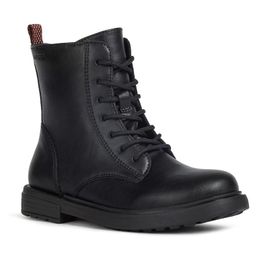 Geox Schn&uuml;rstiefel &raquo;J ECLAIR GIRL&laquo; mit Rei&szlig;verschluss schwarz 27 27 Stiefel mit Schn&uuml;rung und RV f&uuml;r leichten Einstieg