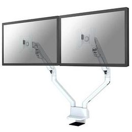 Neomounts Monitor-Halterung FPMA-D750DWHITE2 weiß für 2 Monitore, Tischklemme, Tischbohrung