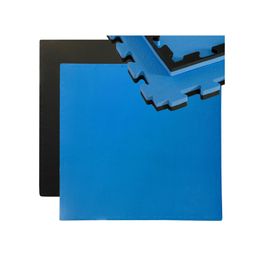 Eyepower 90x90cm XL Trainingsmatte - 25mm dicke Sportmatte mit Rand