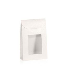 200 x Geschenkbox „Tasche mit Fenster“ 115 x 55 x 180 mm